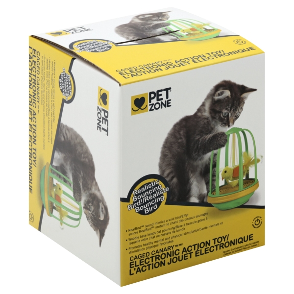 Pet Zone Caged Canary Electronic Action Cat Toy | Products | Lowes ...